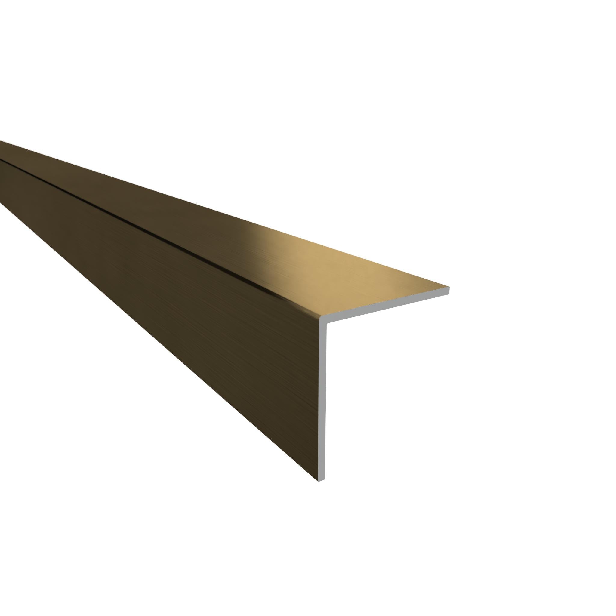 Equal Angle Profile Antique Brass - Aluminium - Rothley