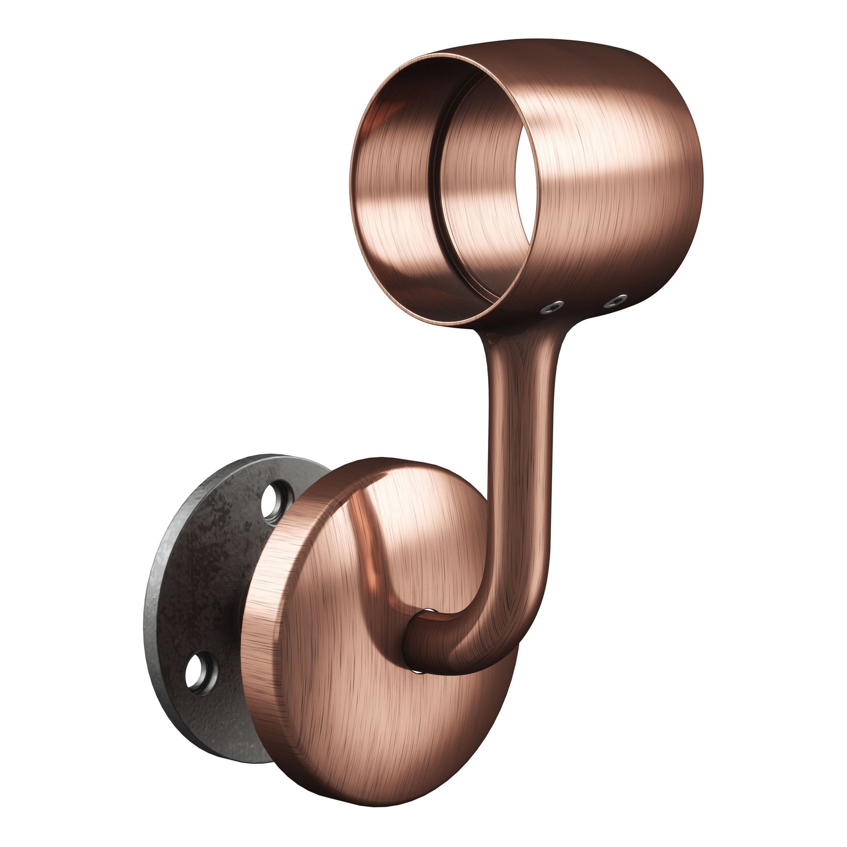 Rothley - Indoor Handrail Connecting Wall Bracket 40mm - Textured Grey ...