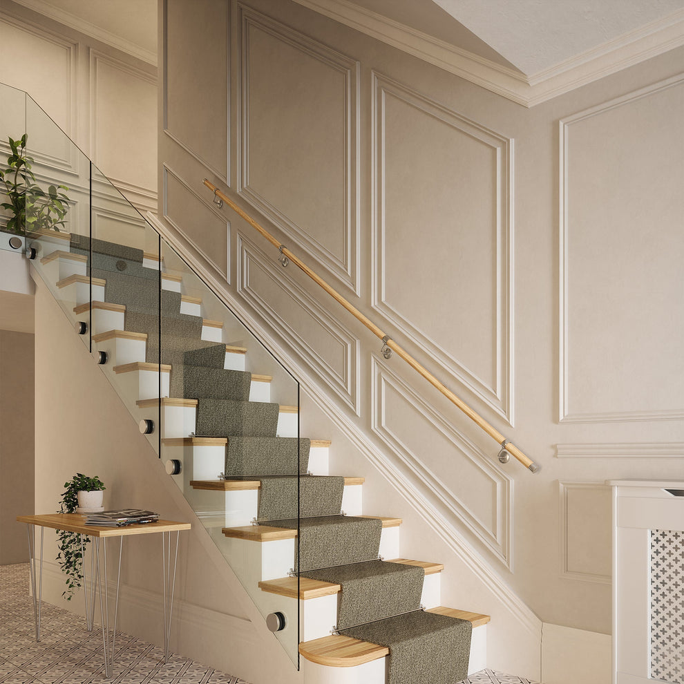 Indoor Wooden Handrail Kit - Rothley