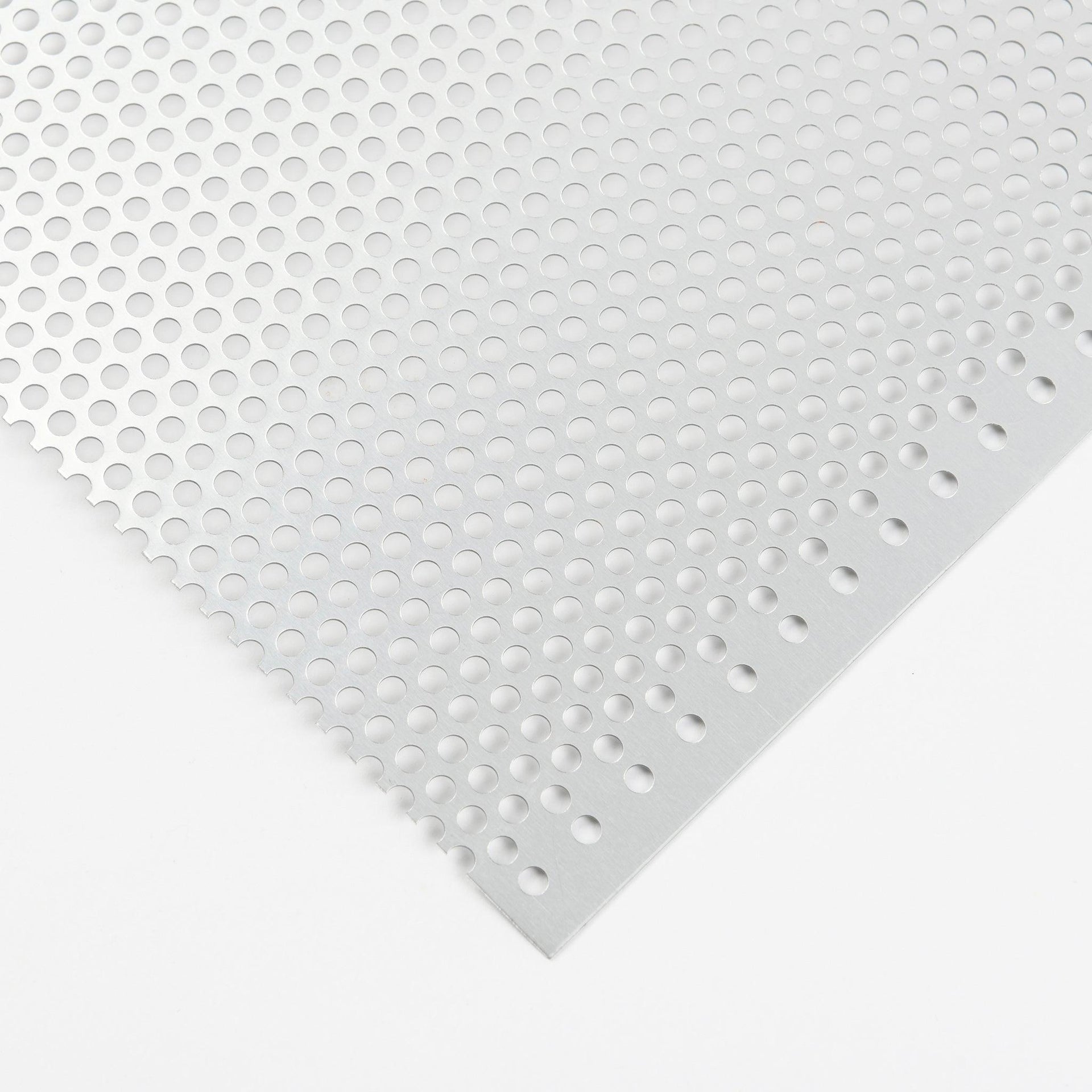 Perforated Sheet - Anodised Aluminium (Small Holes). - Rothley